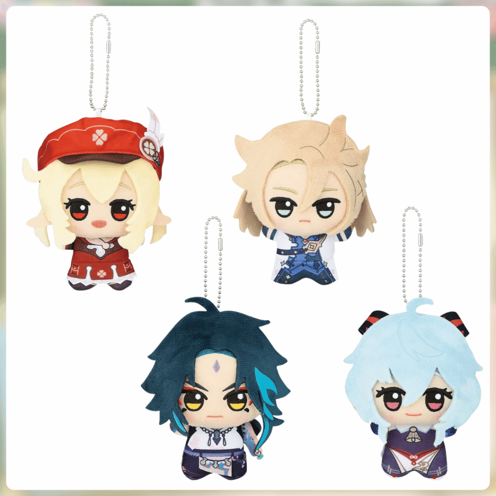 Genshin Impact Albedo, Xiao, Ganyu & Klee Plushies Chibigurumi vol. 3 ...